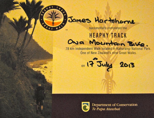 Father-Son Holiday Adventure Sets Heaphy MTB Record | The Rongolian Star